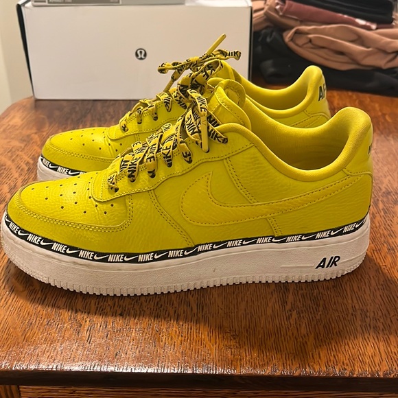 Nike | Shoes | Yellow Nike Air Force | Poshmark